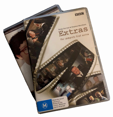 Extras : Season 1 & 2 (DVD, 2005) Ricky Gervais, VGC Region 4 Free ...