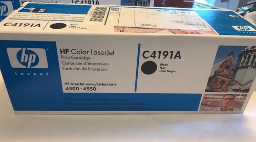 HP Color LaserJet Print Cartridge Black C4191A Hp LaserJet 4500 4550 ...
