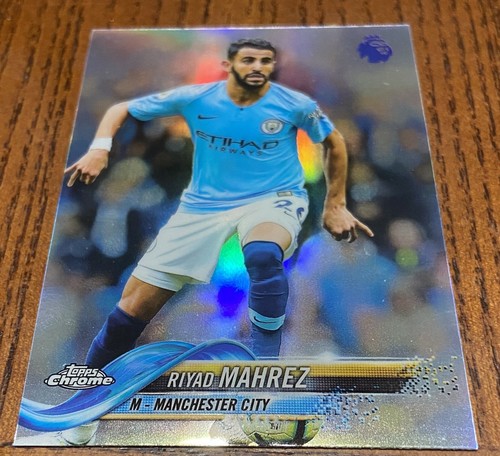 Riyad Mahrez 2018-19 Topps Chrome Premier League Refractor | eBay