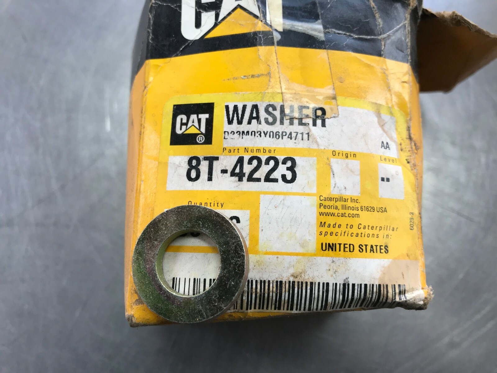 8T4223 GENUINE CAT HARD WASHER CATERPILLAR 8T-4223 QTY of 5 Washers | eBay