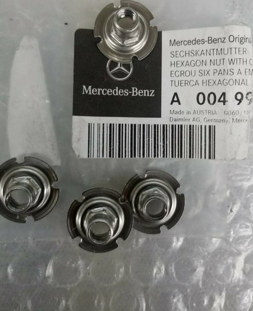 MERCEDES-BENZ 0049900050 GENUINE OEM WHEELHOUSE LINER NUT for sale ...