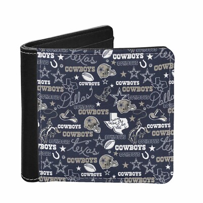 Dallas Cowboys NFL Football Teams Fans PU Wallet Double Sided Printed ...