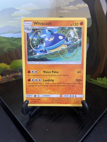 Whiscash 71/145 - Guardians Rising - Rare - Pokemon Card TCG - LP | eBay