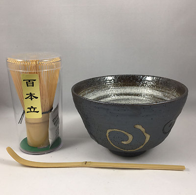 Japanese NARUTO Matcha Bowl Chashaku Scoop 100 Whisk Tea Ceremony Set ...