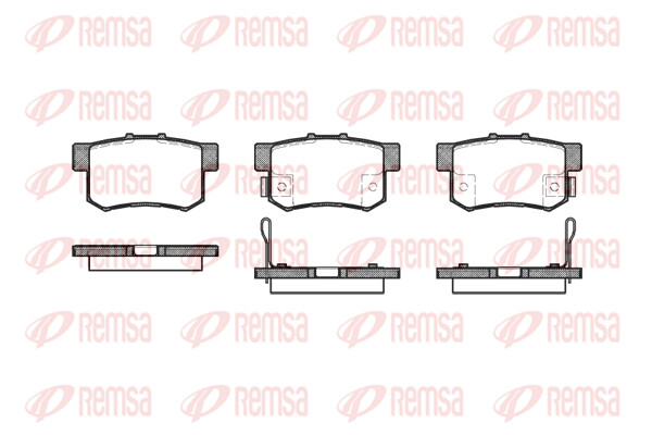 Remsa 0325.12 Disc Brake Brake Pad Set for sale online | eBay