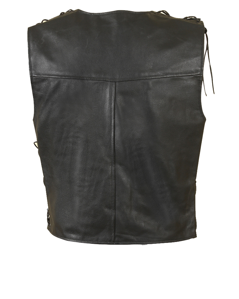 LEDERWESTE KUTTE MOTORRAD BIKER Vest CHOPPER ROCKER CLUB Gr SX bis 6XL ...