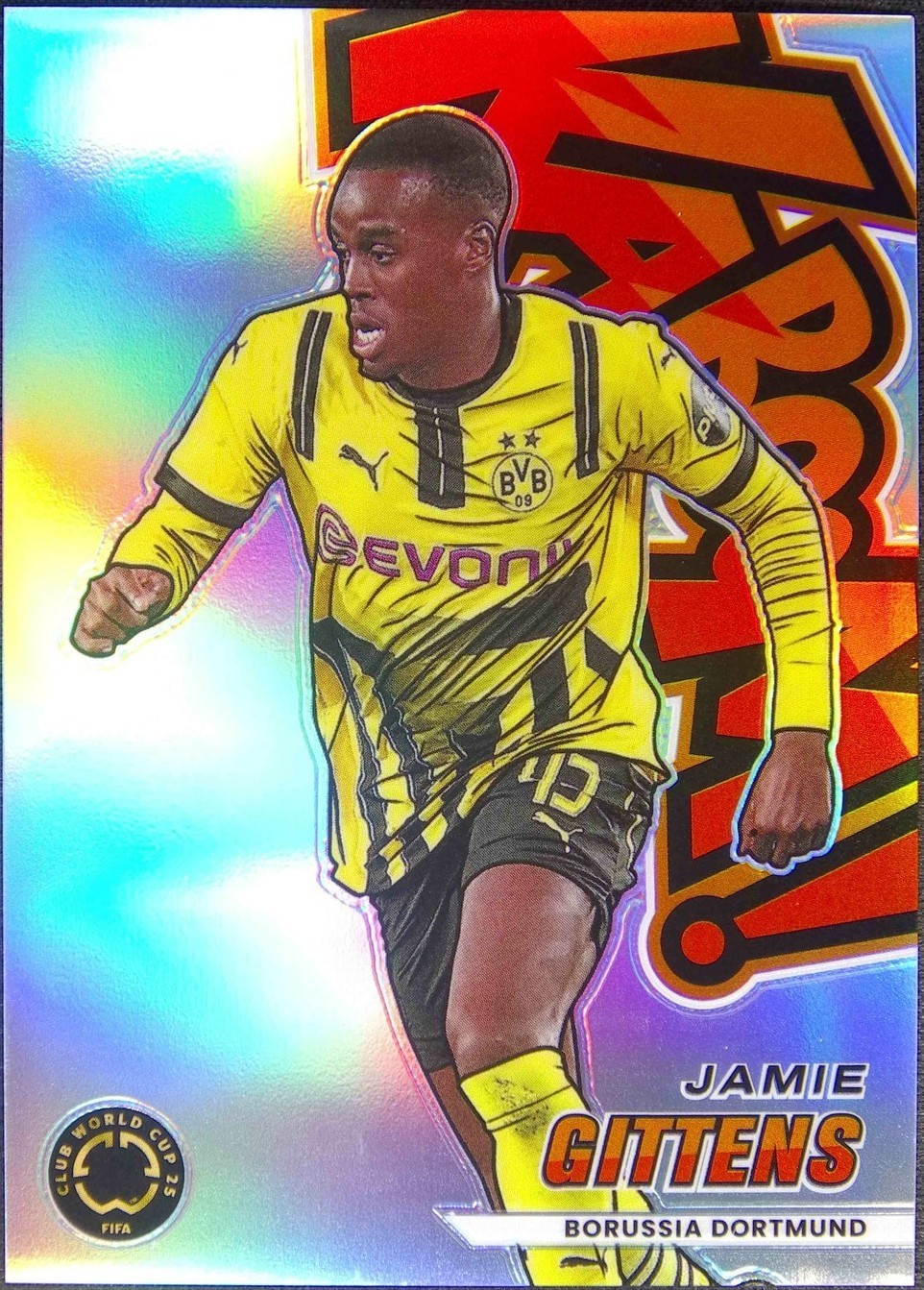 2025 Panini Prizm Fifa Club World Cup - kaboom Jamie Gittens #4 for ...