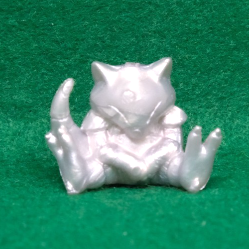 Abra Pokemon Mini Figure Silver Vintage Nintendo Gamefreak From Japan F ...