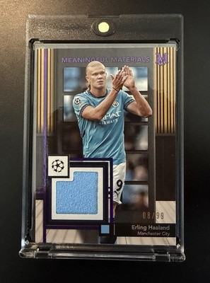 2024/2025 Topps Museum Collection- Erling Haaland /99 Relic | eBay