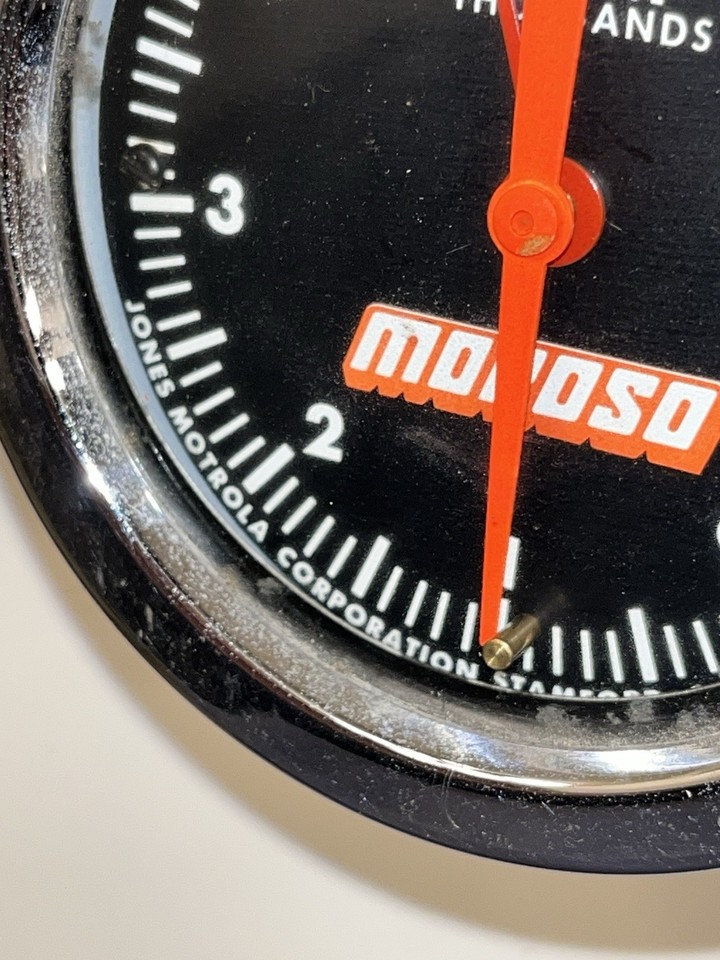 Jones Motrola 10K RPM Tach Tachometer Moroso TELLTALE Trans AM Race Car ...