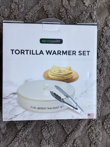 Servappetit Tortilla Warmer Set New In Box | eBay