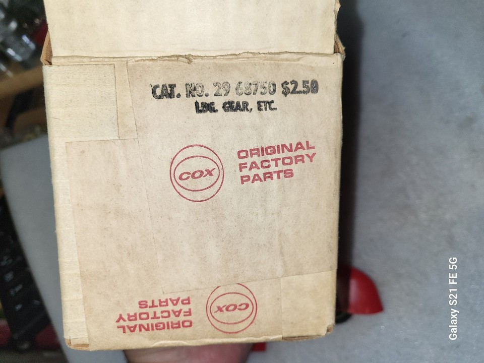 NOS Cox RC Airplane Rivets Landing Gear Assembly #6875 | eBay