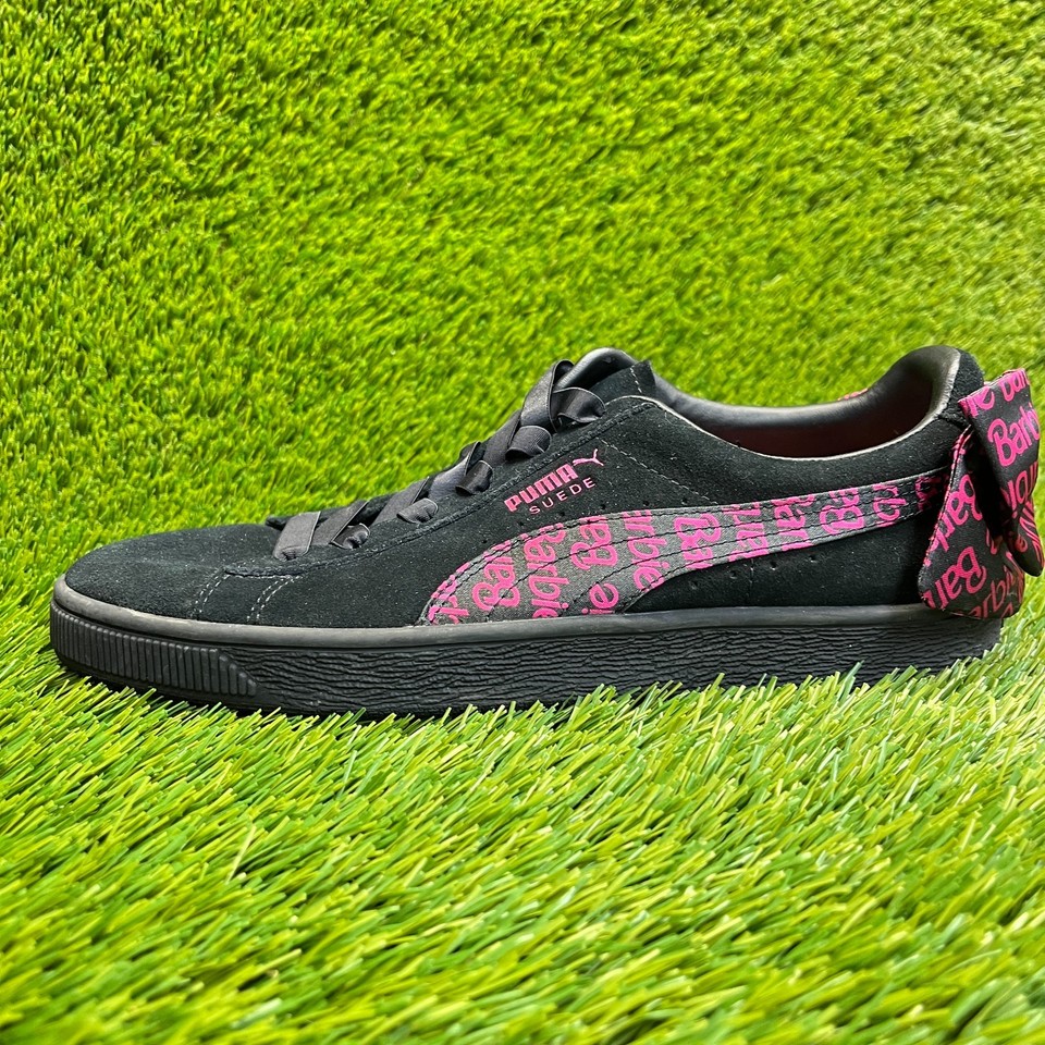Puma Barbie x Suede Classic Mens Size 8 Black Pink Athletic Shoes ...
