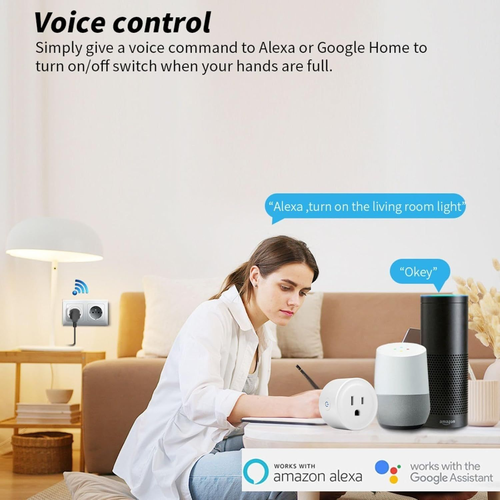 WiFi Smart Plug | Compatible with Alexa & Google Home | Outlet for ...