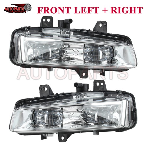 2x Front LED Fog Light Lamp LR026089 LR026090 For Land Range Rover ...