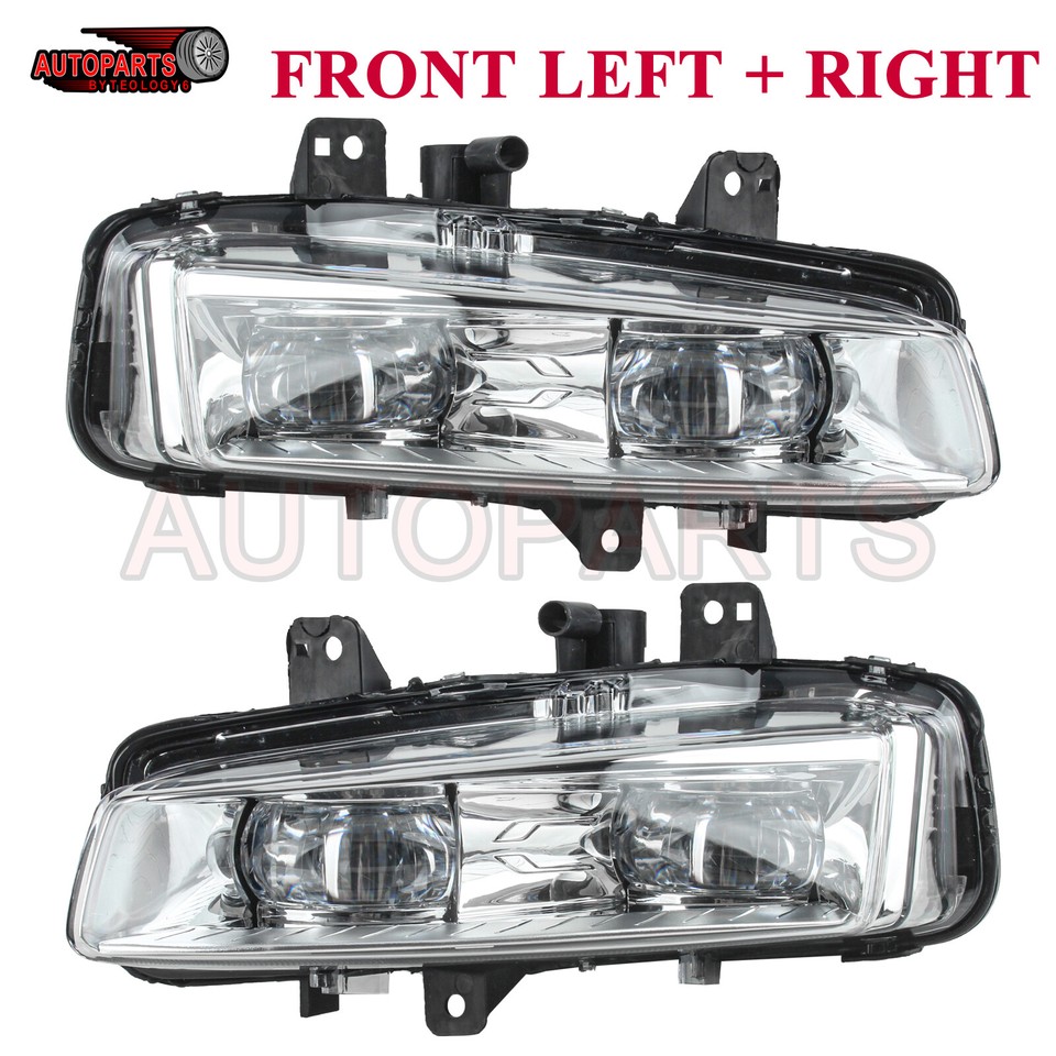 2x Front LED Fog Light Lamp LR026089 LR026090 For Land Range Rover ...