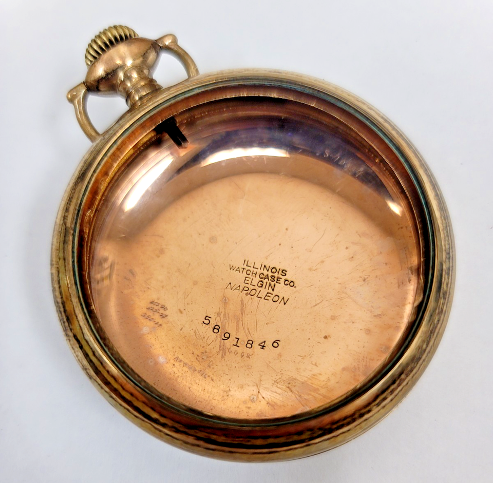 Antique Gold Filled Open Face Pocket Watch Case 46 Gram -18 S! | eBay