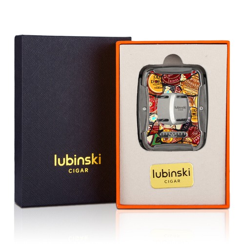 Lubinski Luxury Cigar Cutter Knife Sharp Blade Scissors Decor Portable ...