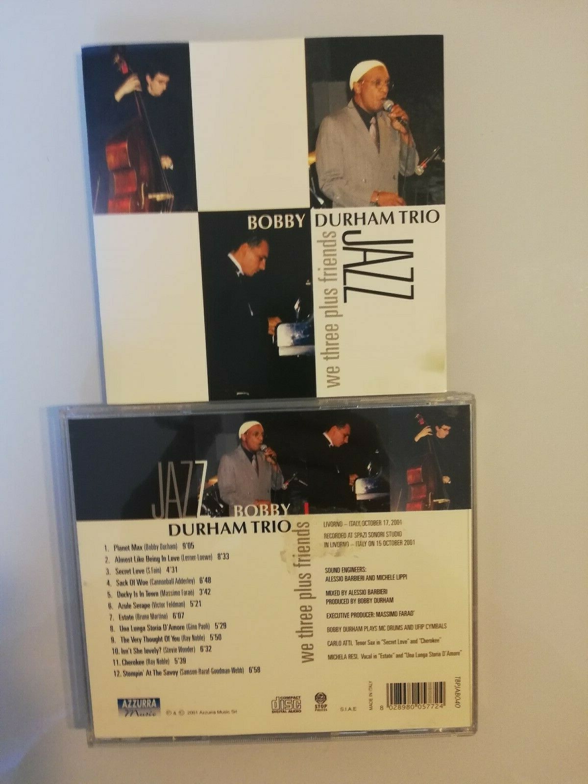 BOBBY DURHAM TRIO - WE THREE PLUS FRIENDS (AZZURRA TBPJABO40) - CD | eBay