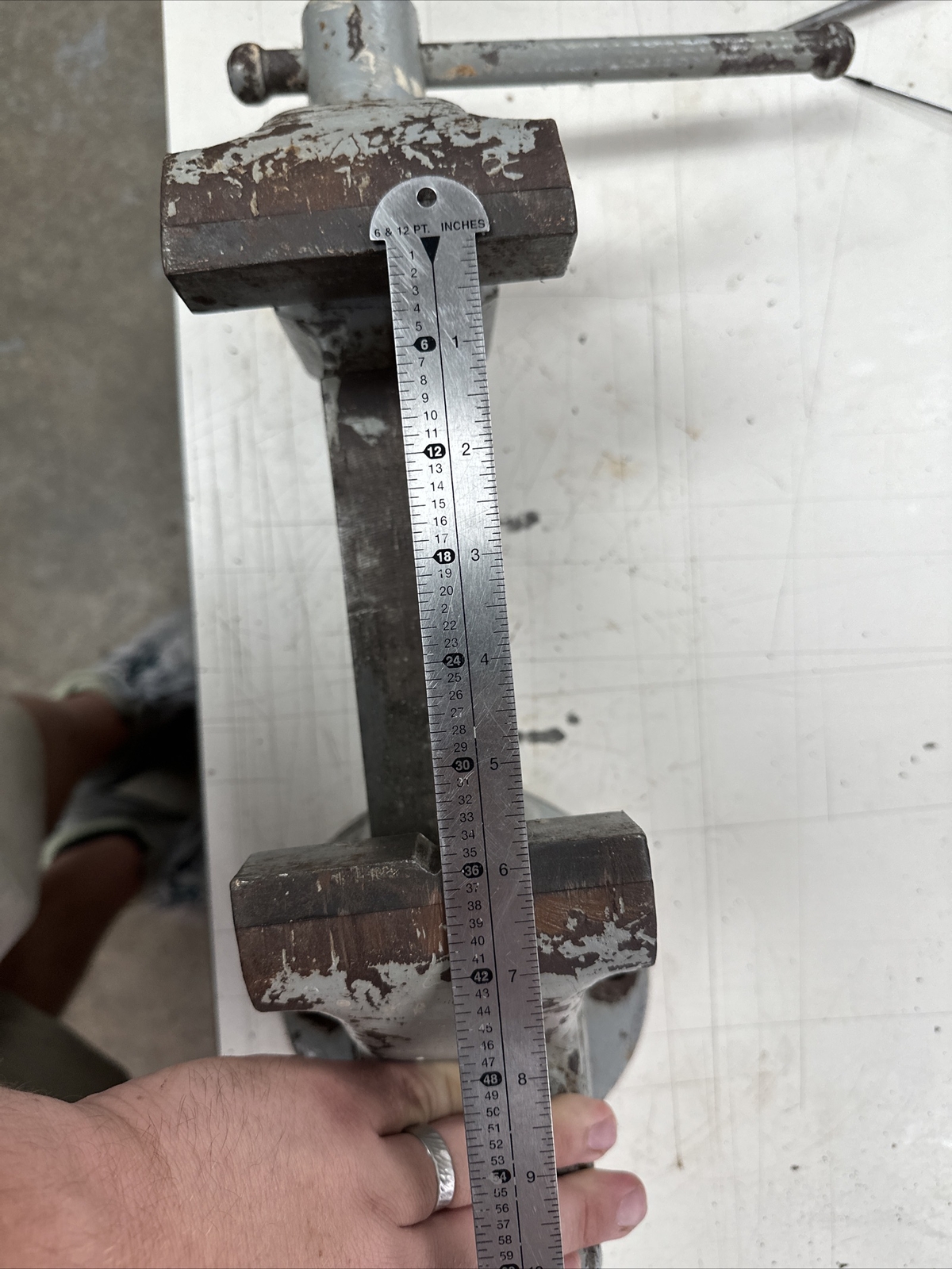 COLUMBIAN 504 M2 MACHINIST BENCH VISE old antique In Good Shape | eBay