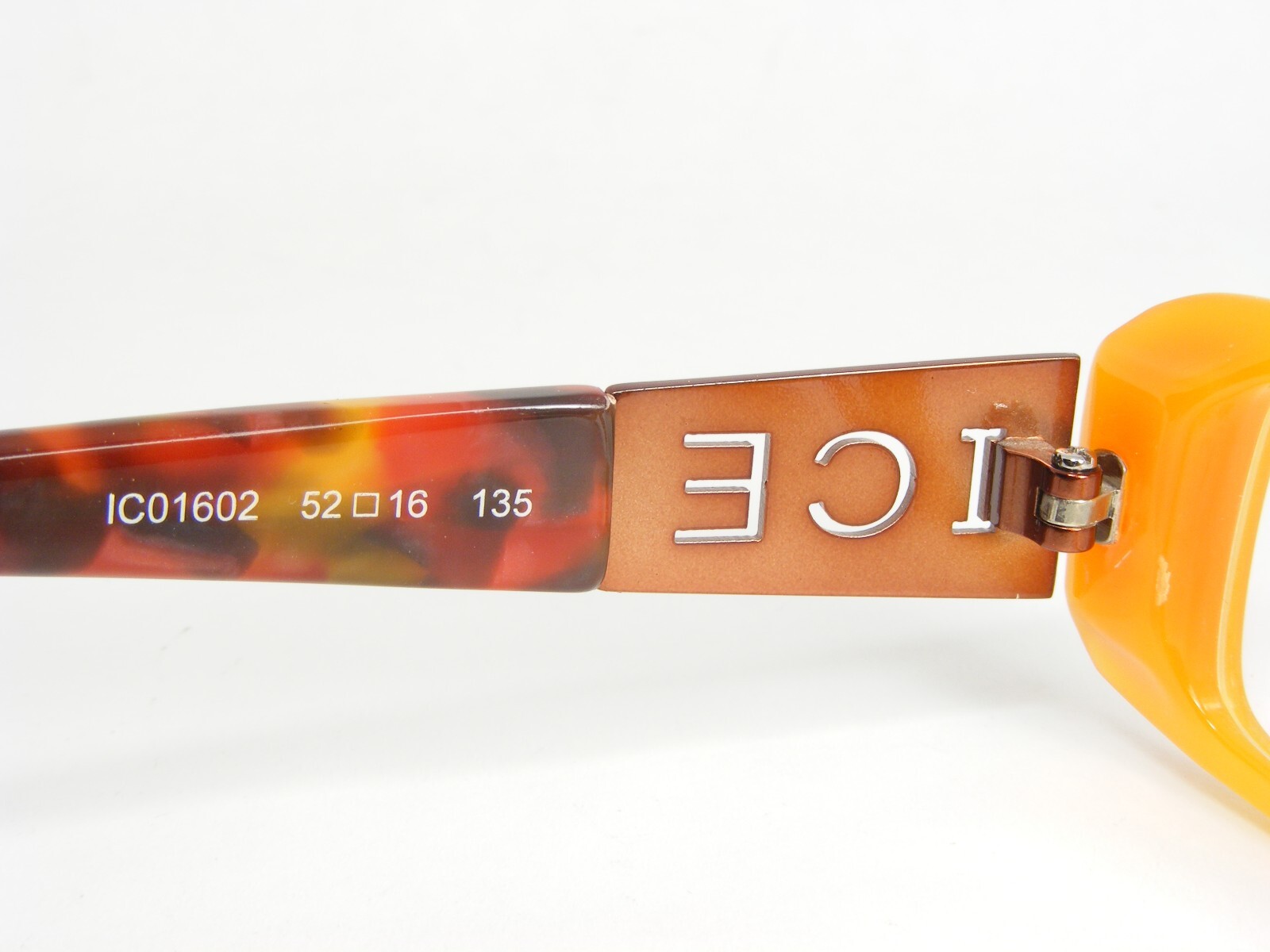 ICEBERG IC01602 Apricot EYEGLASSES GLASSES PLASTIC FRAME IC 016 02 52 ...