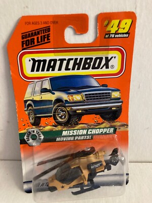 MATCHBOX MB49 MISSION CHOPPER 1998 SERIES | eBay