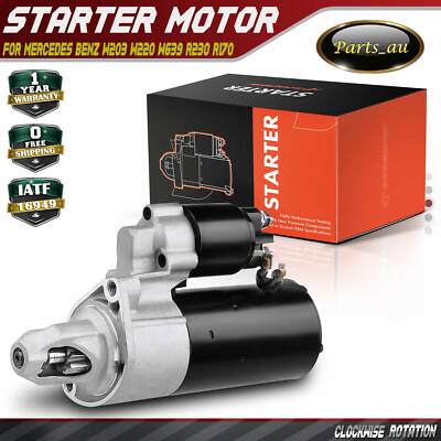 Starter Motor for Mercedes Benz W202 W203 W220 W639 C209 R230 R170 ...
