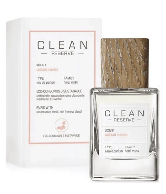 Clean Reserve Radiant Nectar Eau De Parfum Spray 3.4oz / 100ml New ...