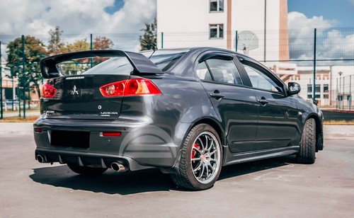 Rear Diffuser For Mitsubishi Lancer X 2007-2017 Evo Style Pad Lip Rear ...