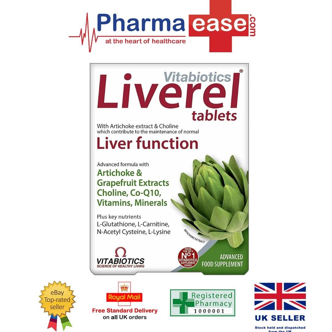 Vitabiotics - Liverel 60 Tablets Maintain Liver Function - | eBay
