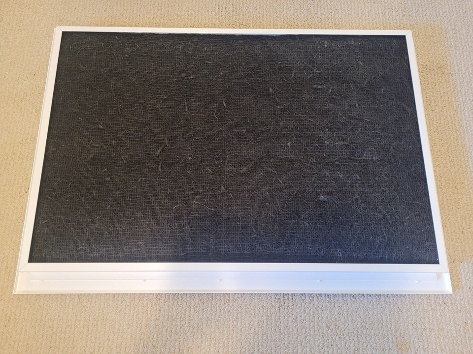 SteelCrest BTU30X20FFOWH Series Designer Filter Return Vent w/ Hinged ...