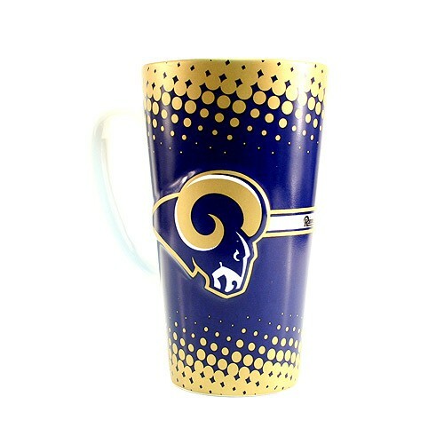 Los Angeles (St. Louis) Rams "Throwback Logo" 16-ounce Sculpted Latte ...