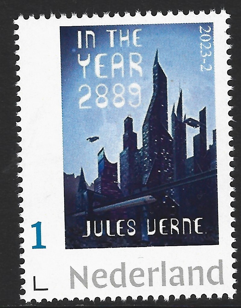 Netherlands 2023-2 Jules Verne in the year 2889 mnh G | eBay