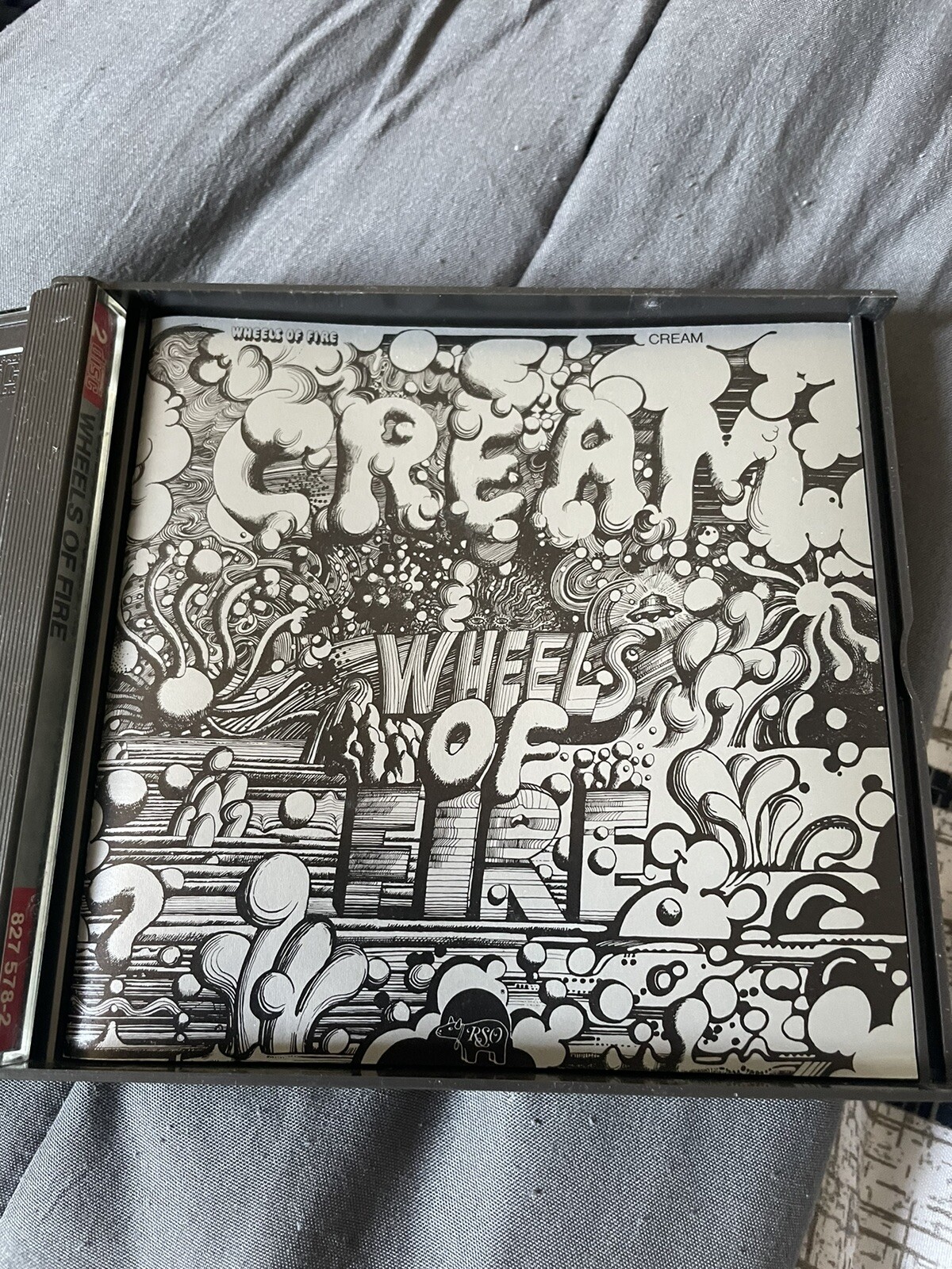 Cream CD Wheels of Fire 2 Disc Set West Germany Eric Clapton White Room ...