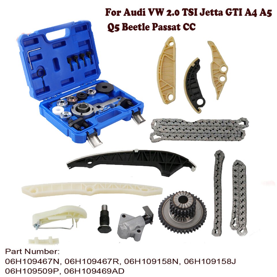 Timing Chain +Tool Kit for Audi VW 2.0 TSI Jetta GTI A4 A5 Beetle ...