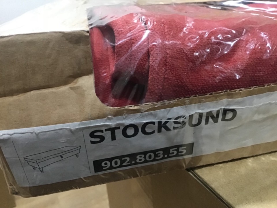 Ikea STOCKSUND COVER SLIPCOVER FOR BENCH LJUNGEN LIGHT RED | eBay