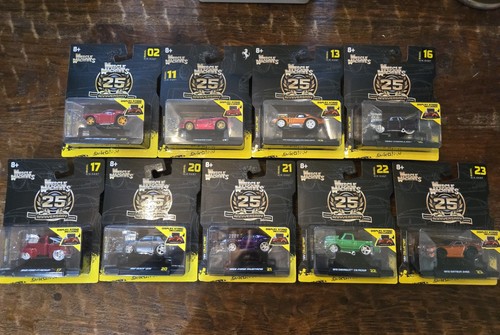 🔥Muscle Machines 25th Anniversary Series Lot Of 9 Ferrari C10 Mustang ...