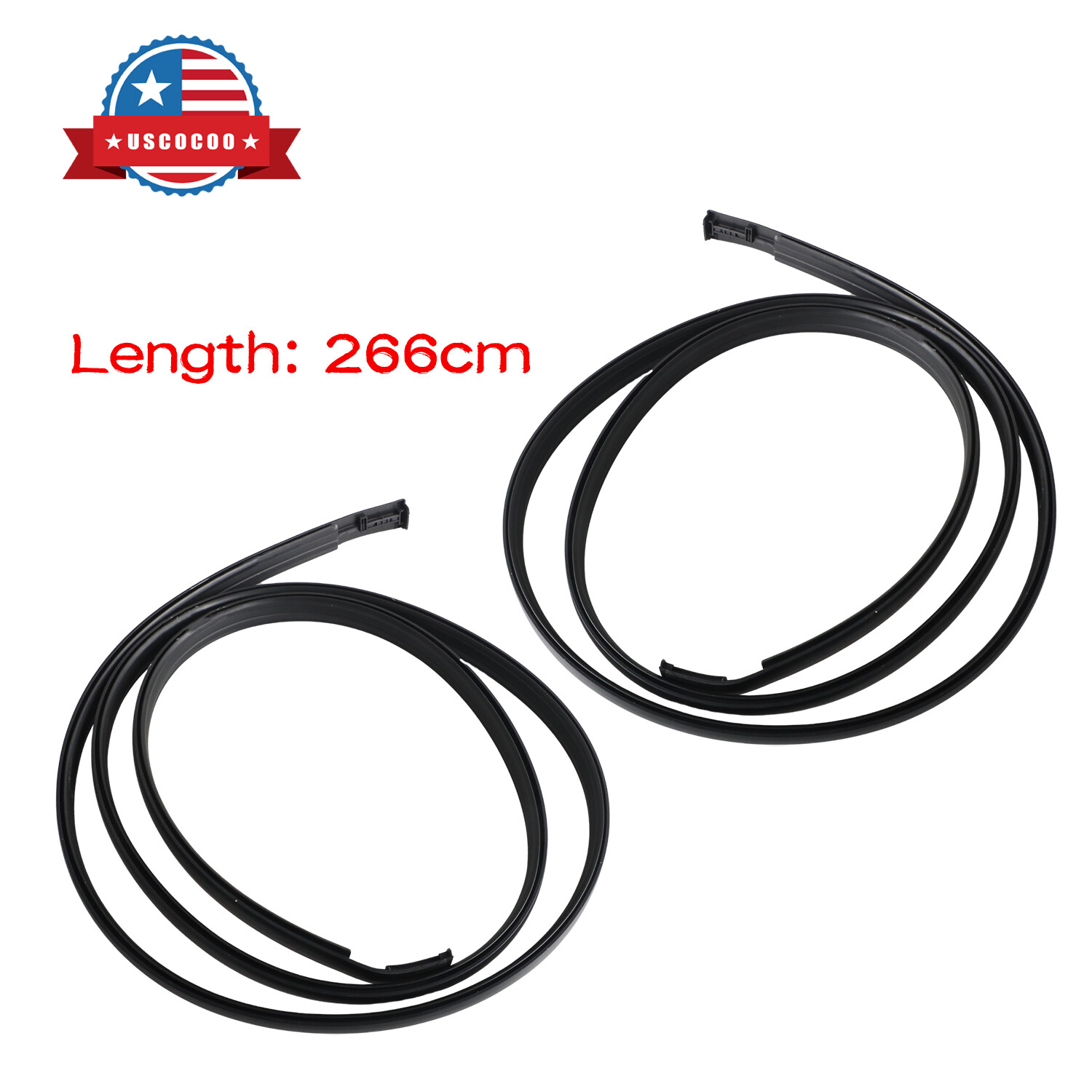 Passenger & Driver Roof Drip Molding Fit for 08-21 Toyota Sequoia 75551 ...