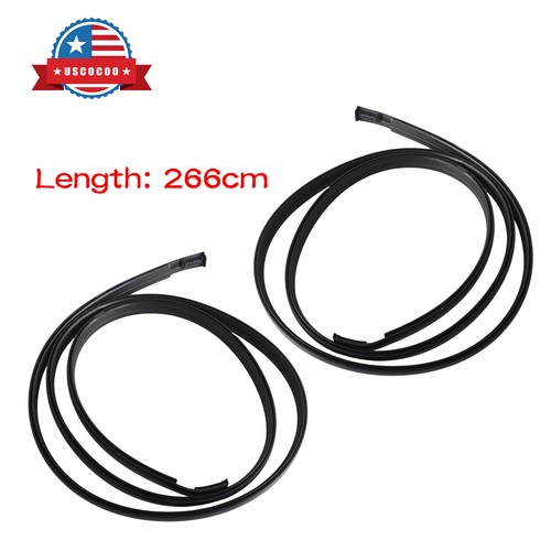 Passenger & Driver Roof Drip Molding Fit for 08-21 Toyota Sequoia 75551 ...