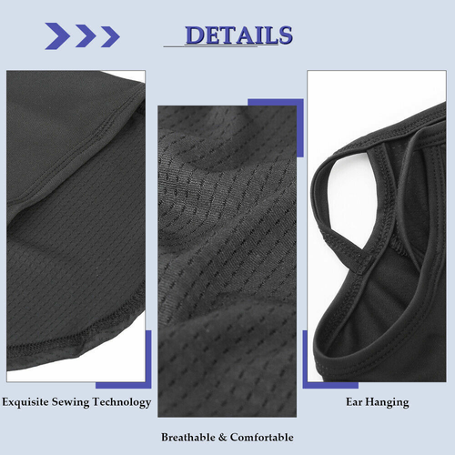 Face Mask Bandana Headwear Covering Neckerchief Neck Gaiter Scarf with ...