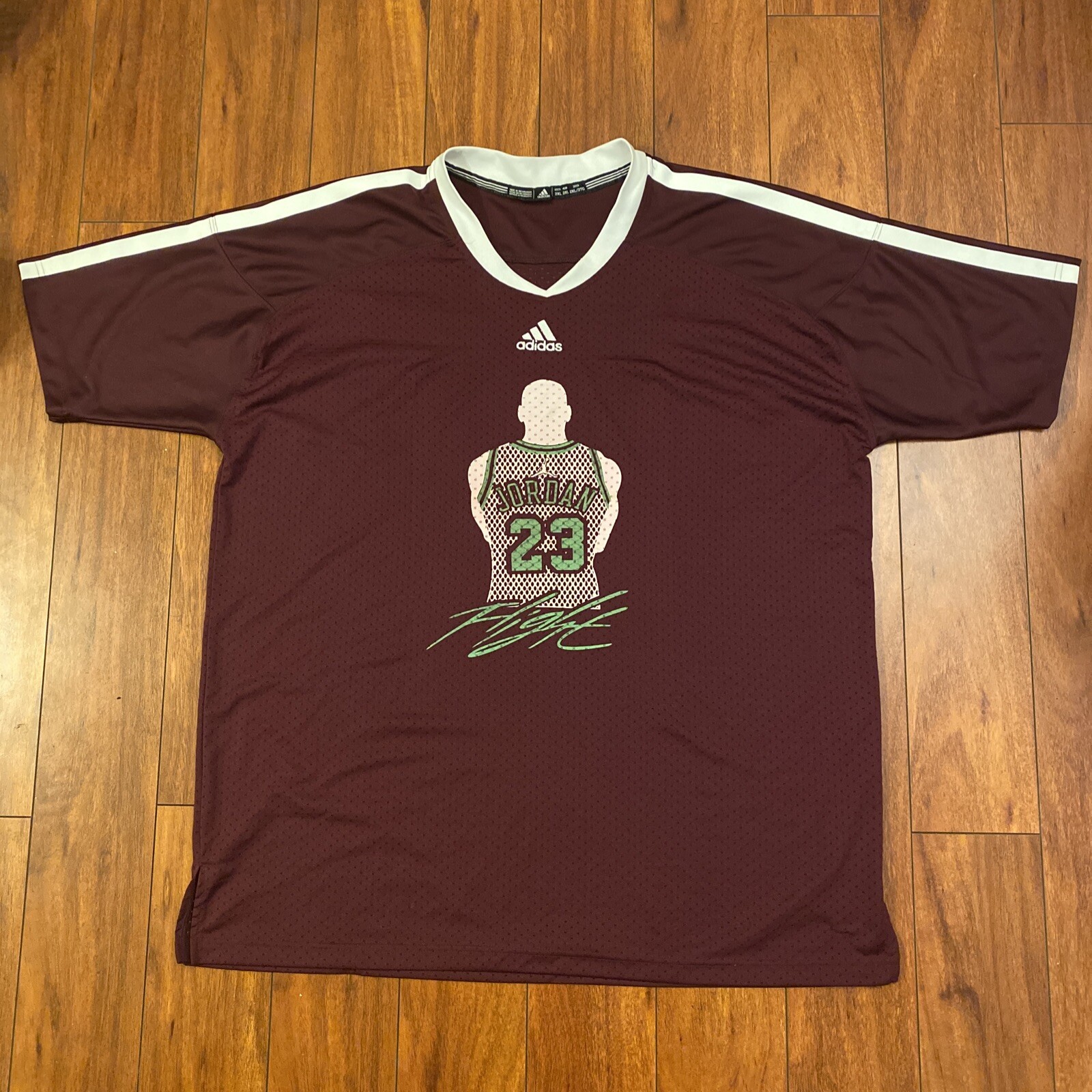 Rare Michael Jordan Air Flight 23 Jumpman Mesh V-Neck… - Gem