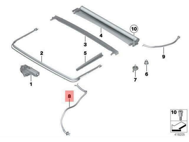 BMW 41007185656 Genuine OEM Drain Hose for sale online | eBay