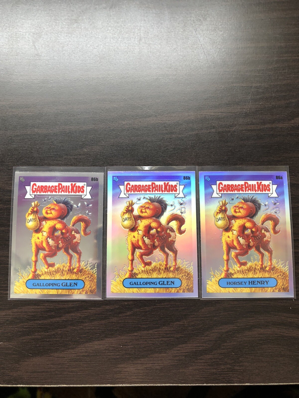 2020 Topps Chrome Garbage Pail Kids 3 Horsey Henry Galloping Glen ...