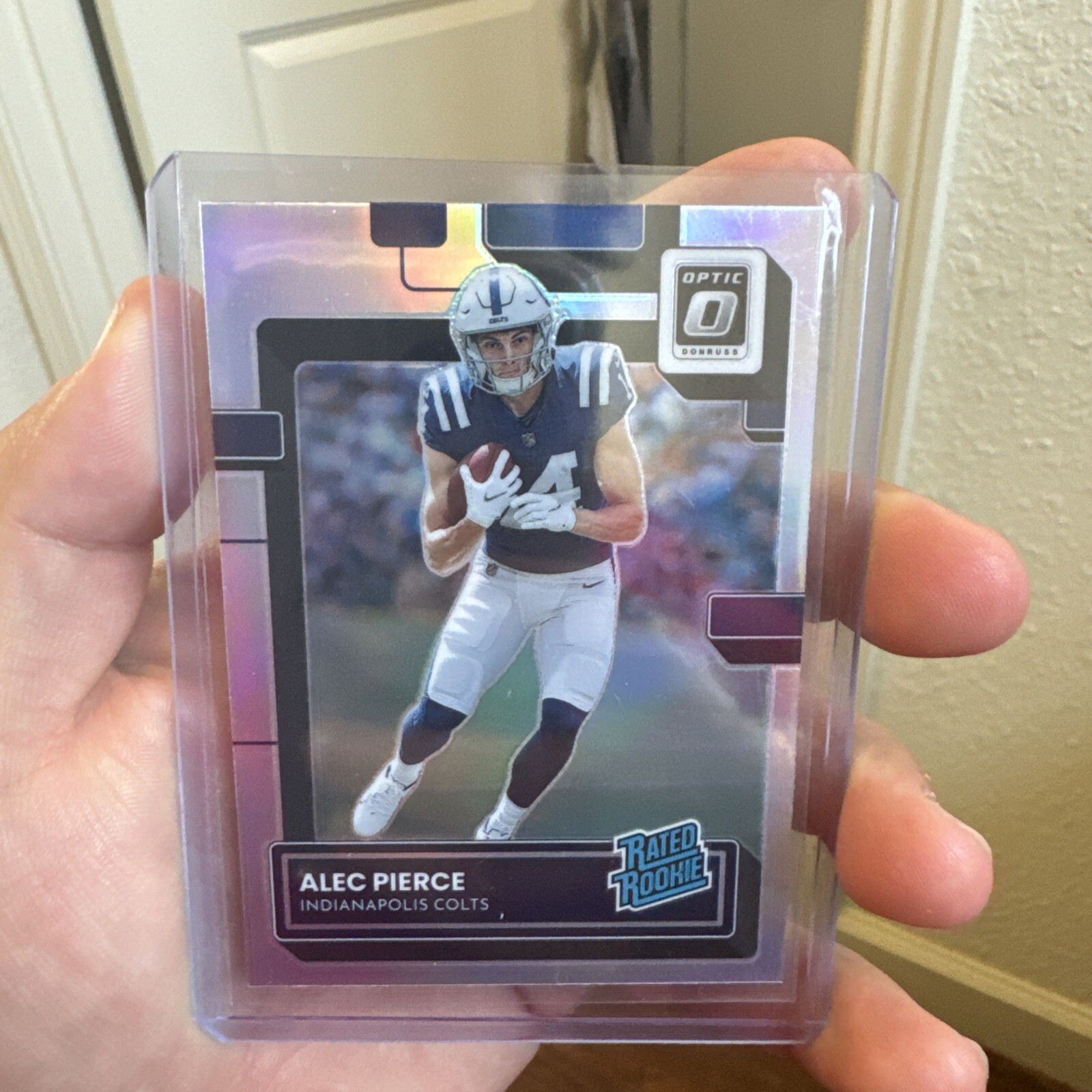 2022 Donruss Optic Silver Holo Prizm Rated Rookie Alec Pierce #221 ...