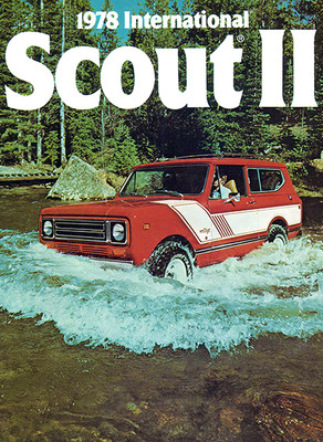 1978 International Scout II - Promotional Advertising Poster | eBay