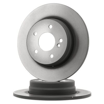 TRW Rear Brake Disc Rotors 290mm DF2813S fits Mercedes C-class W203 ...