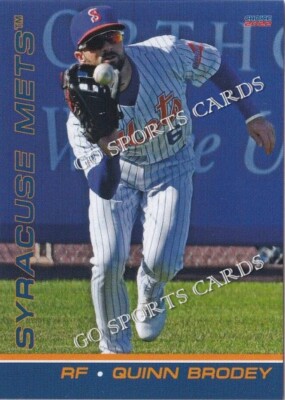 2022 Syracuse Mets Quinn Brodey RC Rookie New York | eBay