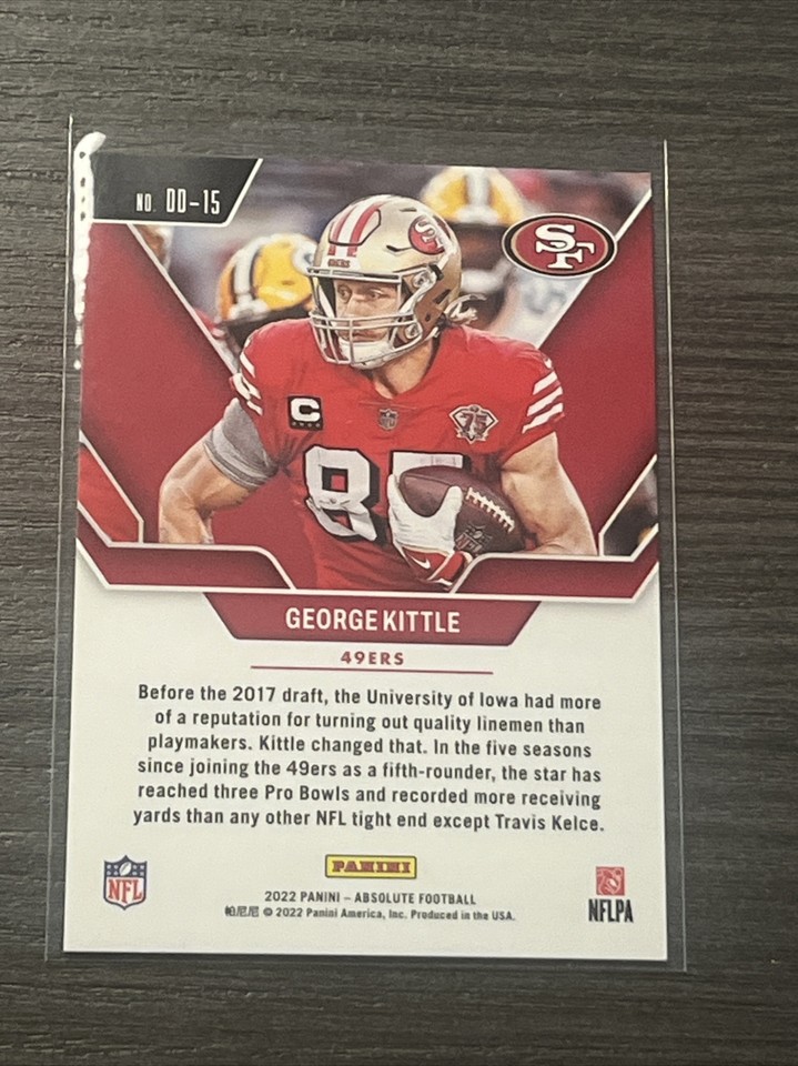 2022 Panini Absolute George Kittle Draft Diamonds #097/100 San ...
