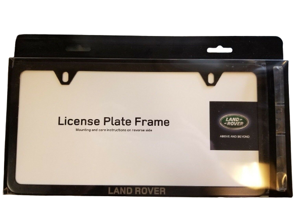 LAND ROVER SLIMLINE BLACK LICENSE PLATE FRAME - VPLCY0099 **FREE ...