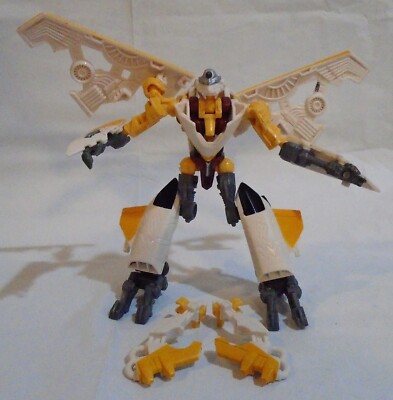 TRANSFORMERS HUNT HFTD SUNSPOT SCOUT JET YELLOW ACTION FIGURE 100% ...